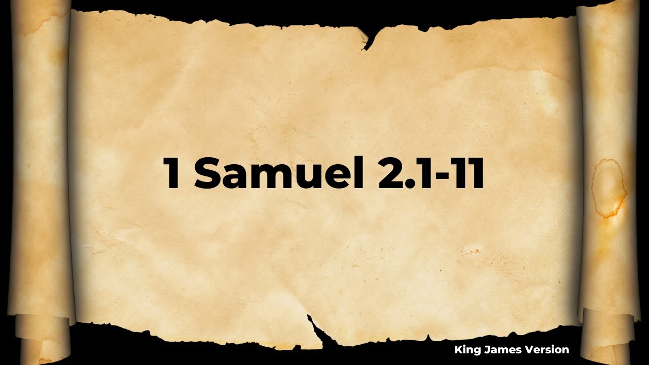 1 SAMUEL 2 1 11 ANA S PRAYER OF PRAISE YouTube
