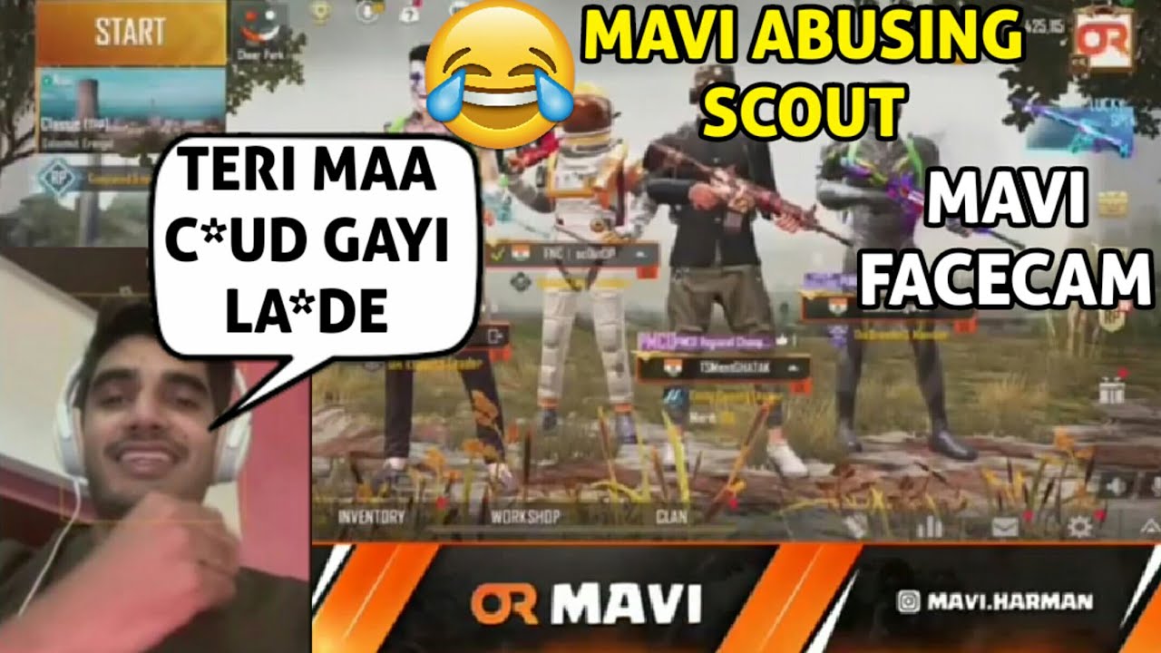 TOXIC MAVI FACECAM | FUNNY MOMENT | MAVI 100K SPECIAL | PUBG MOBILE ...
