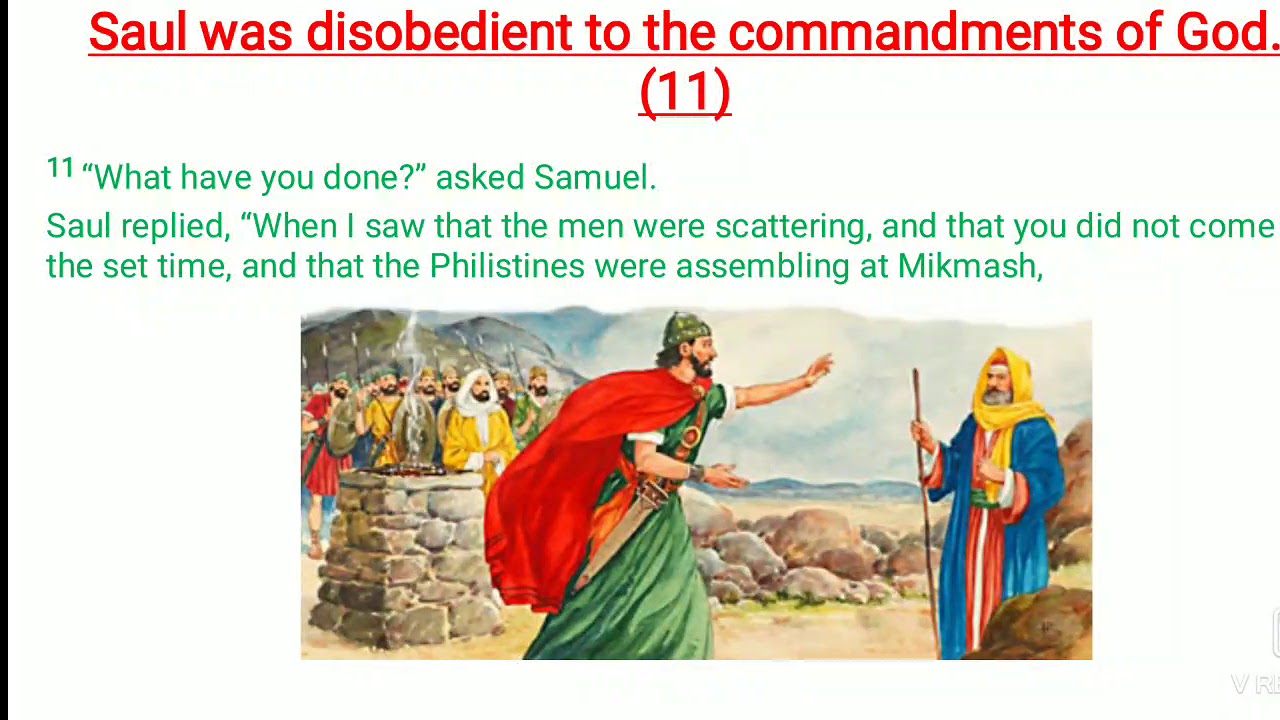 I Samuel 13 English Bible Study - YouTube