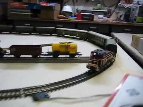 Diesellok BB 6300, Roco, mit Personenzugwagen - YouTube