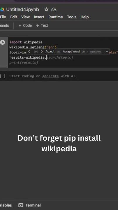The ABSOLUTE BEST Way to Use Wikipedia in Python - YouTube
