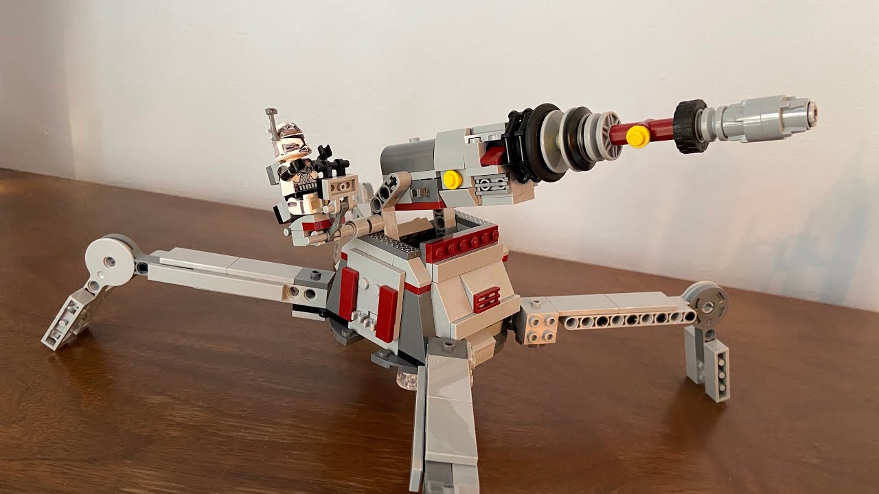 Lego Star Wars Republic AV-7 Anti-Vehicle Cannon Moc - YouTube