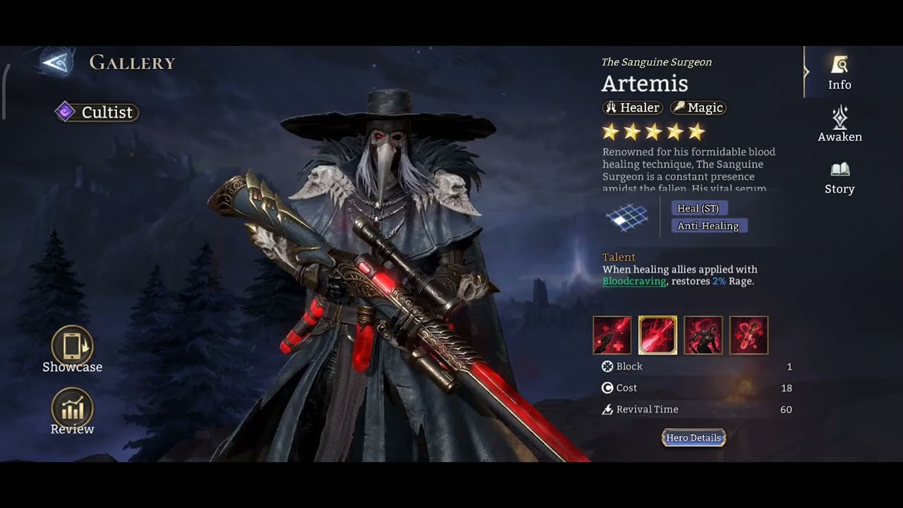 All About ARTEMIS - Best AoE DMG Hero - Watcher of Realms - YouTube