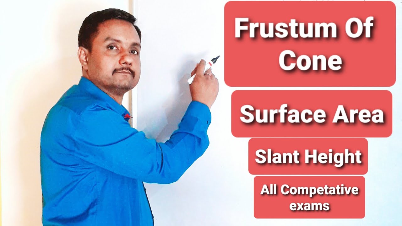 Surface Area Of Frustum Of Cone, Find The Slant Height #cbse # ...