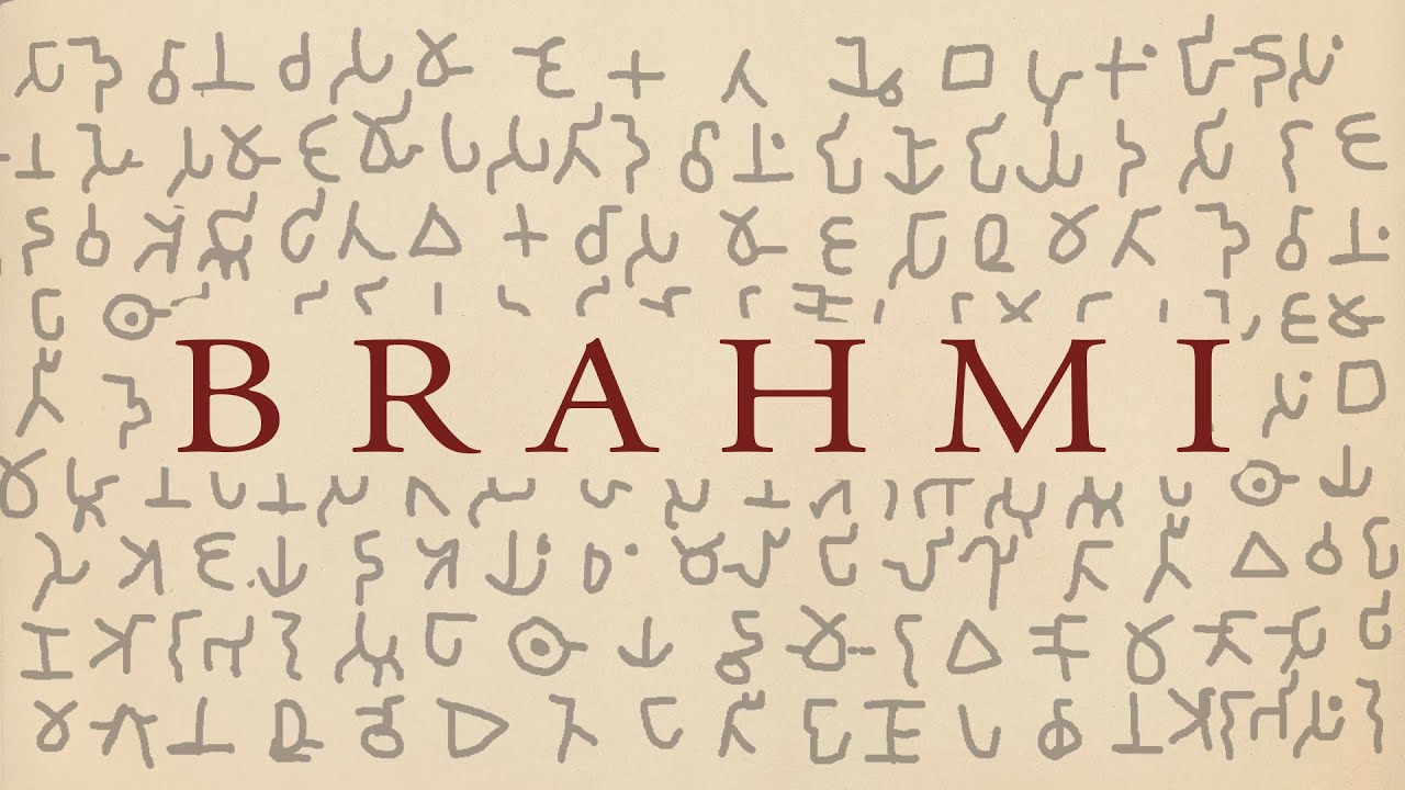 Oldest Indian Script BRAHMI SCRIPT YouTube Oldest Indian Script BRAHMI SCRIPT YouTube
