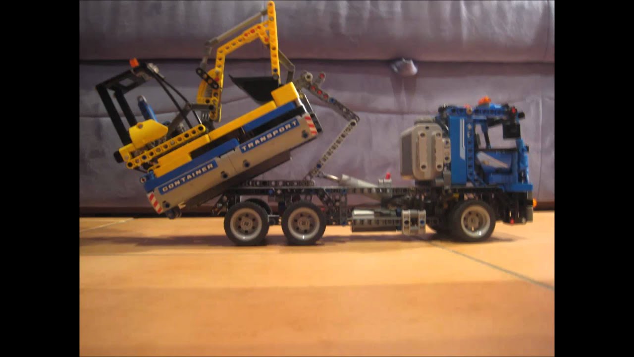 Lego Technic Bagger u. LKW - YouTube