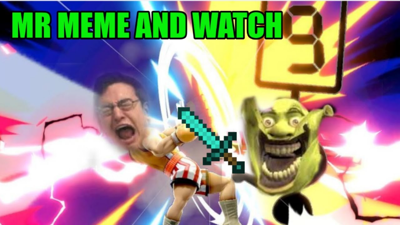 Mr Meme and Watch(Super Smash Bros Memetage) - YouTube