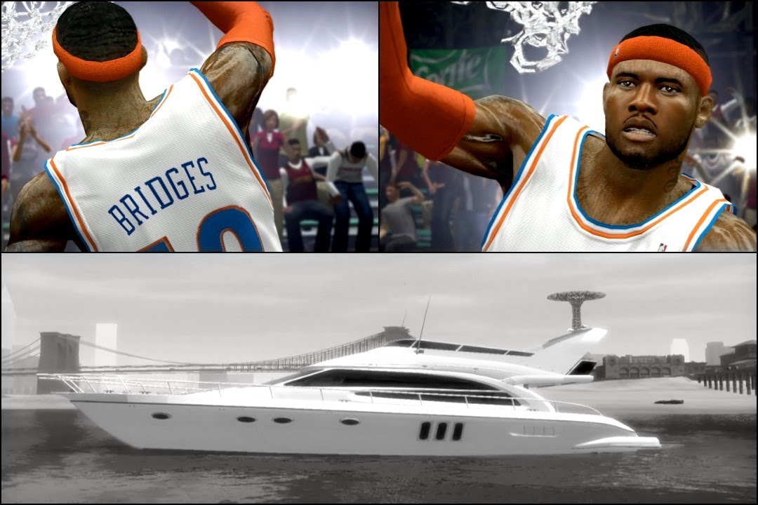 NBA 2k13 MyCAREER - Neal Bridges vs Kyrie Irving at Rucker Park Charity ...