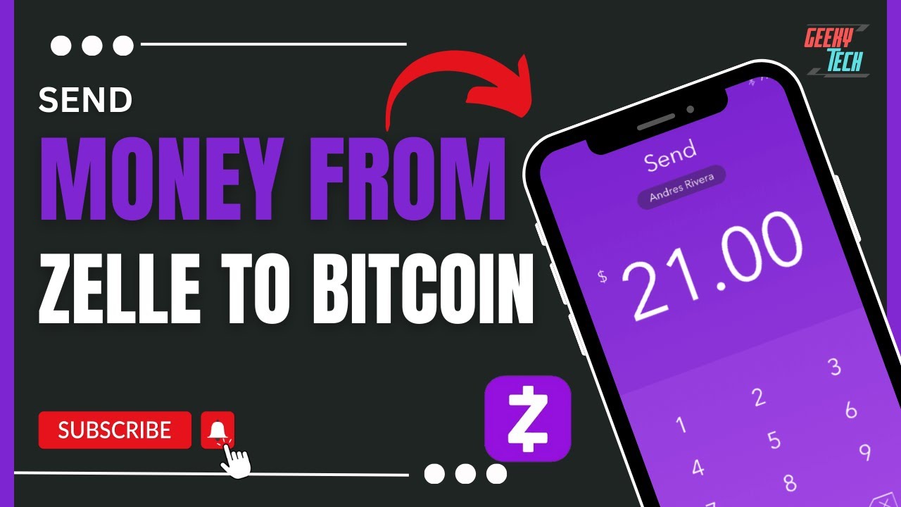 How To Send Money from Zelle to Bitcoin ! - YouTube