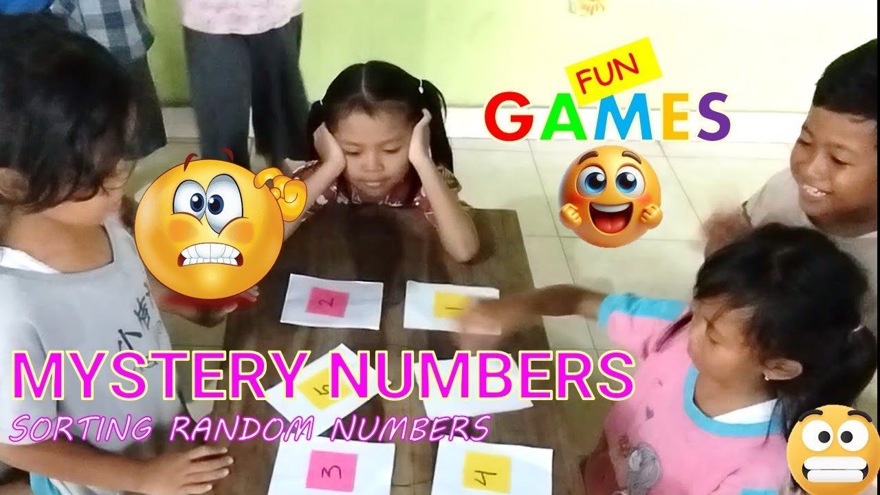 FUN GAMES - MYSTERY NUMBERS (Sorting Random Numbers) - YouTube