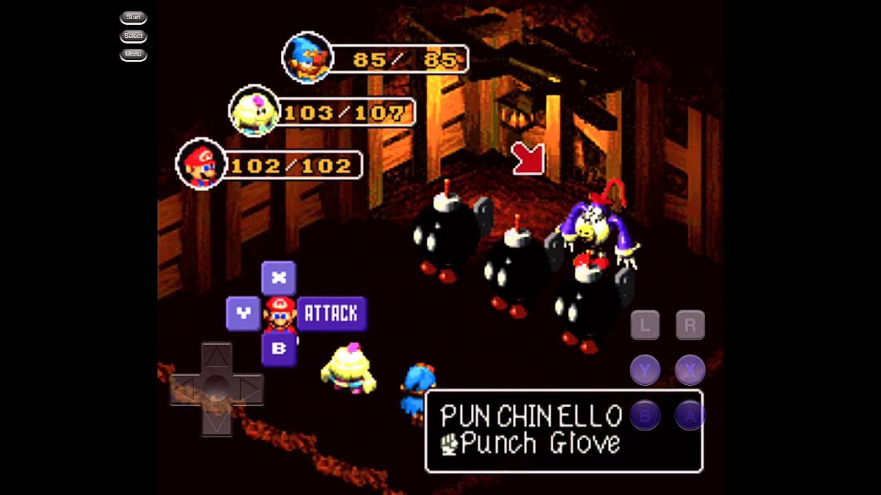 Super Mario RPG Punchinello Battle - YouTube