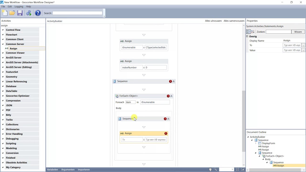 Generate index letter in Geocortex Workflow 4 (and actually building the workflow) - YouTube