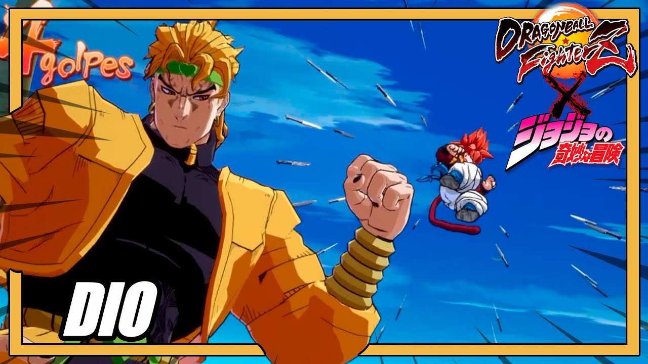 ¡DIO LLEGA a Dragon Ball FighterZ! ZA WARUDO vs GOKU Mod EPICO - YouTube
