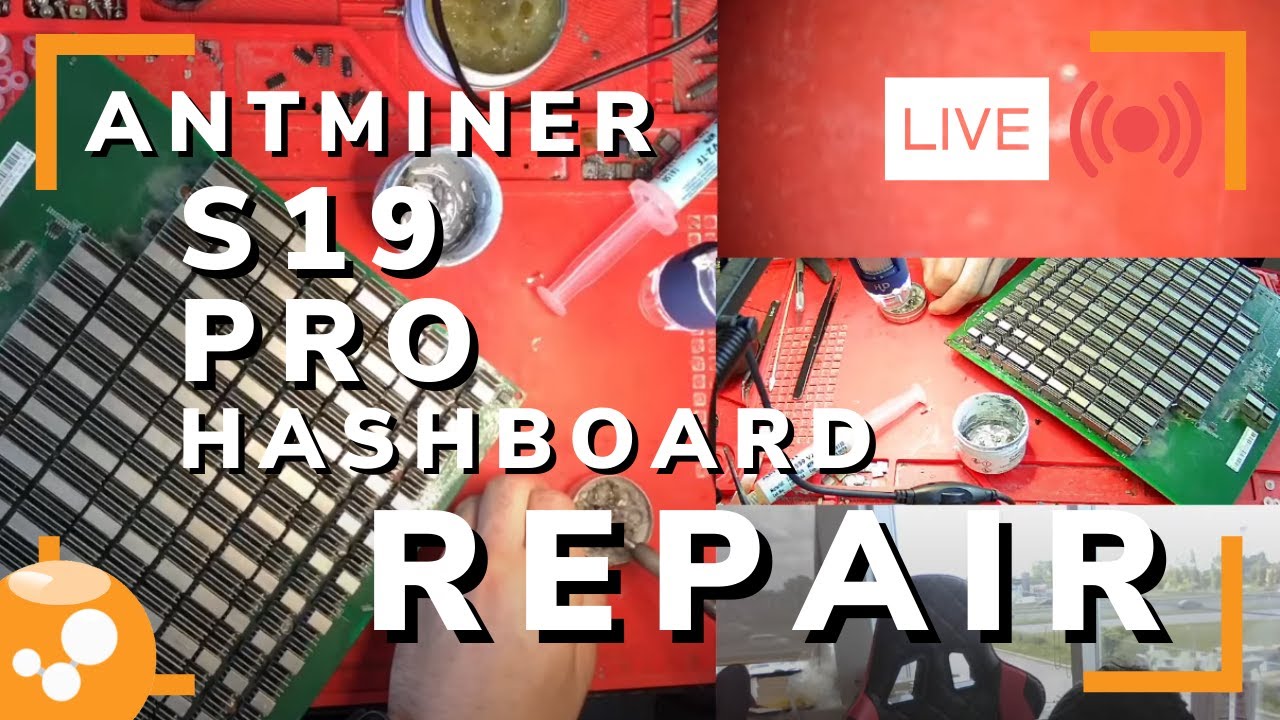 Antminer S19 Pro Temperature Sensor Repair - Bitcoin ASIC Miner Repair LIVE - 003 - YouTube