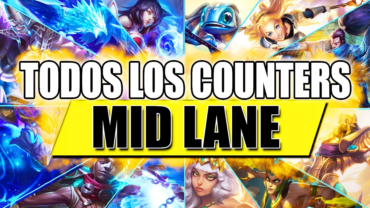 TODOS Los COUNTERS De MID League Of Legends - YouTube