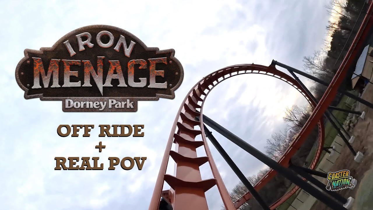 Iron Menace (Off Ride & REAL POV) - Dorney Park - YouTube