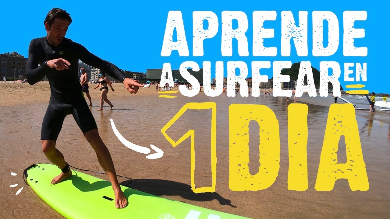 APRENDE A SURFEAR 🏄🏻 en 1 DÍA! El MEJOR MÉTODO ( y MÁS RÁPIDO💪) - YouTube