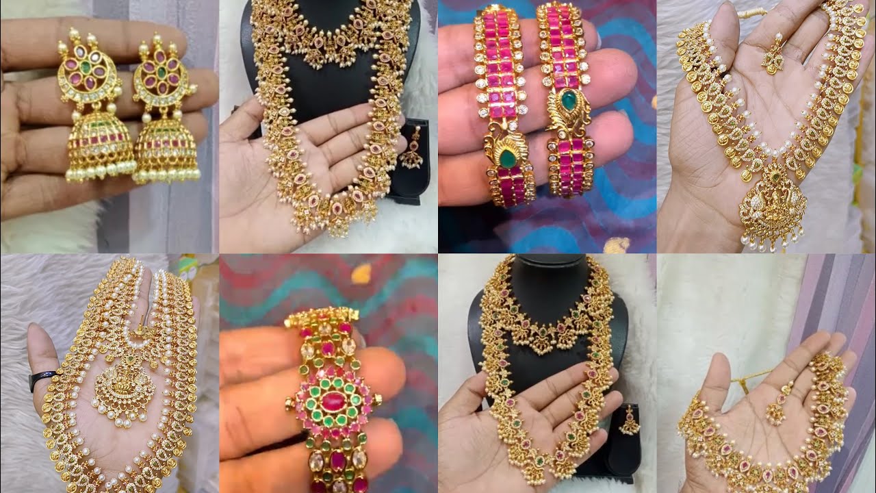 Latest imitation gold with price☘️#onegramgoldjewellery#onegramgold ...