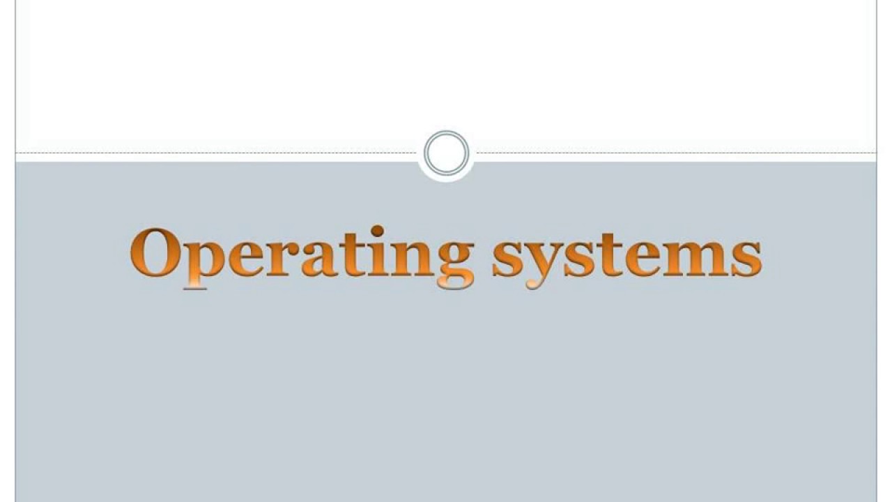operating system structure - YouTube