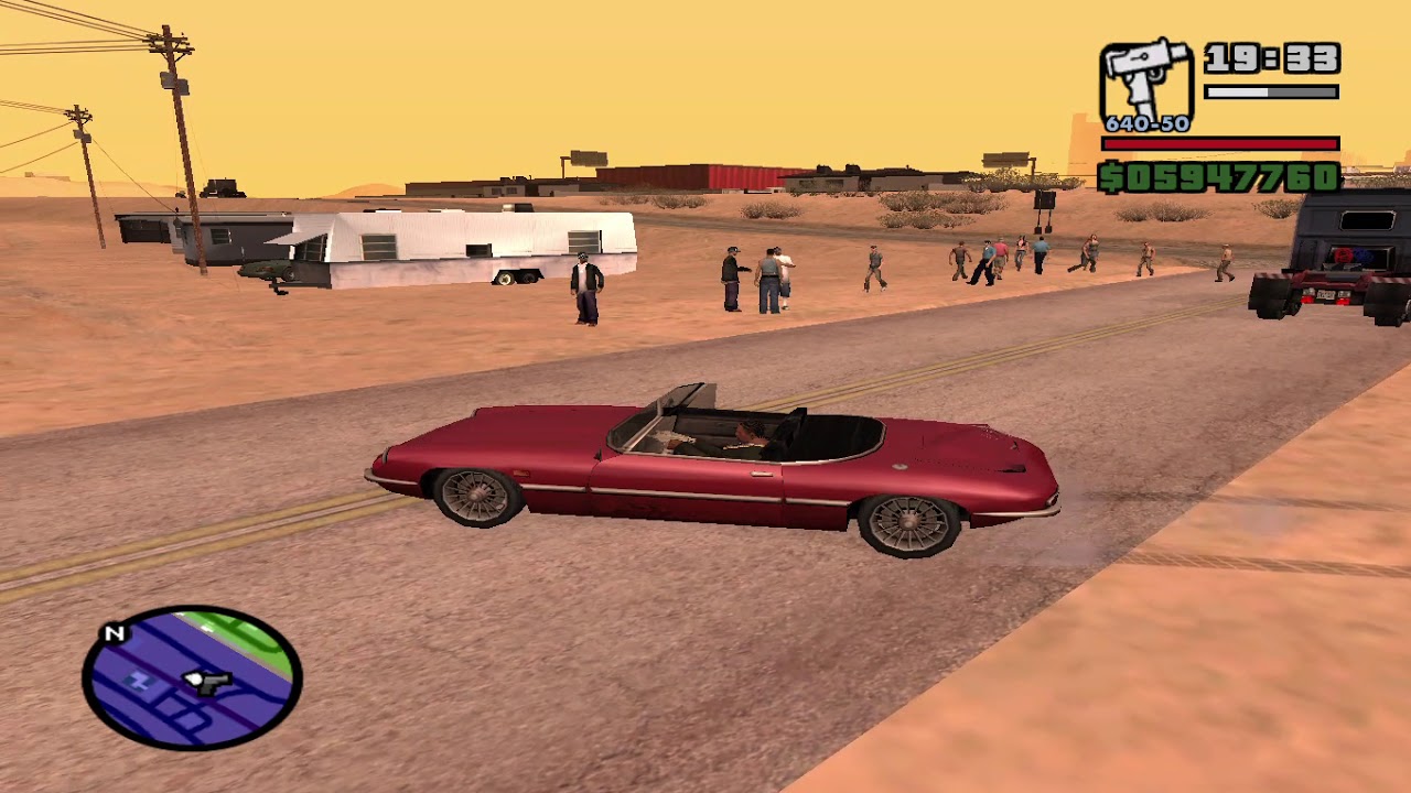 GTA San Andreas marabunta test - YouTube