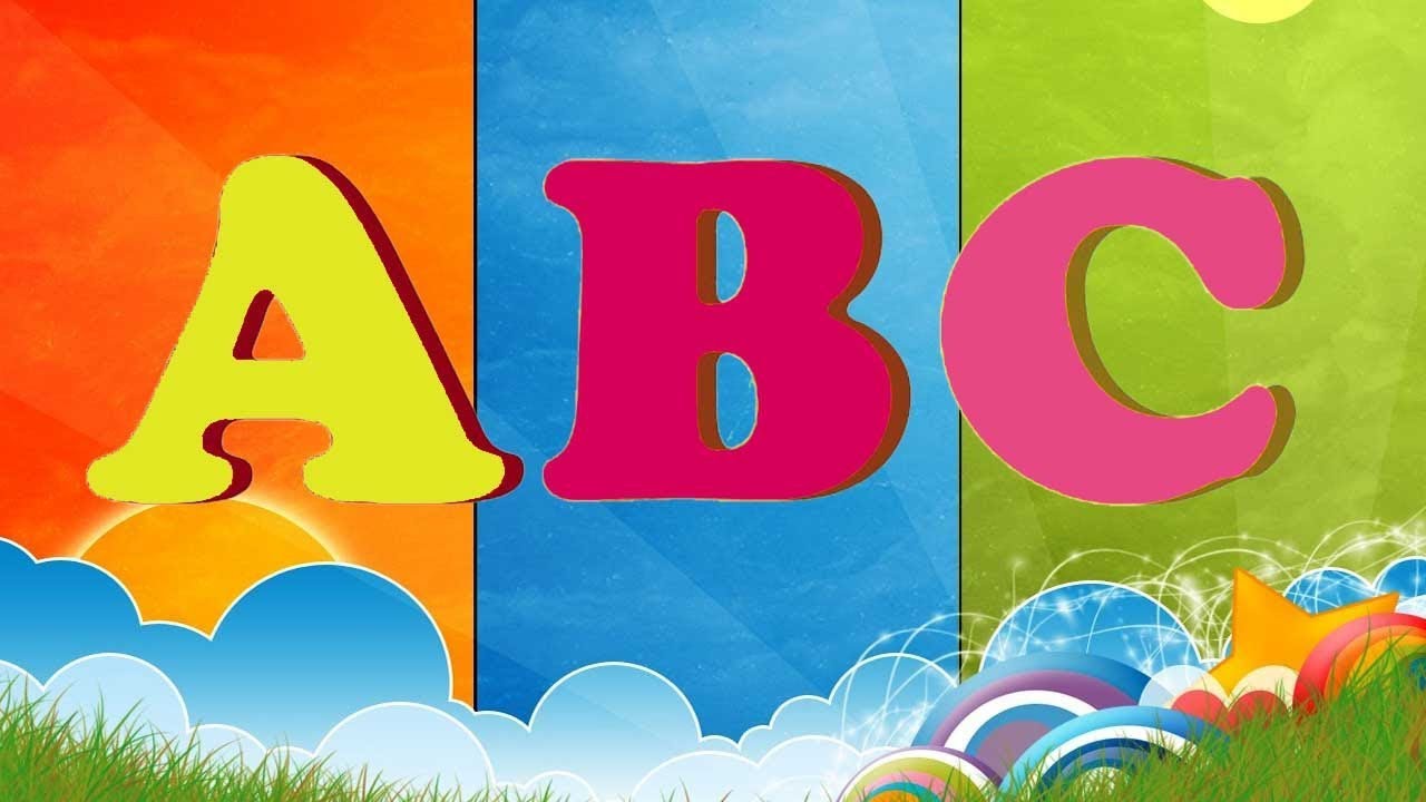 Alphabets with two word || abc alphabet song for toddlers || nursery ...