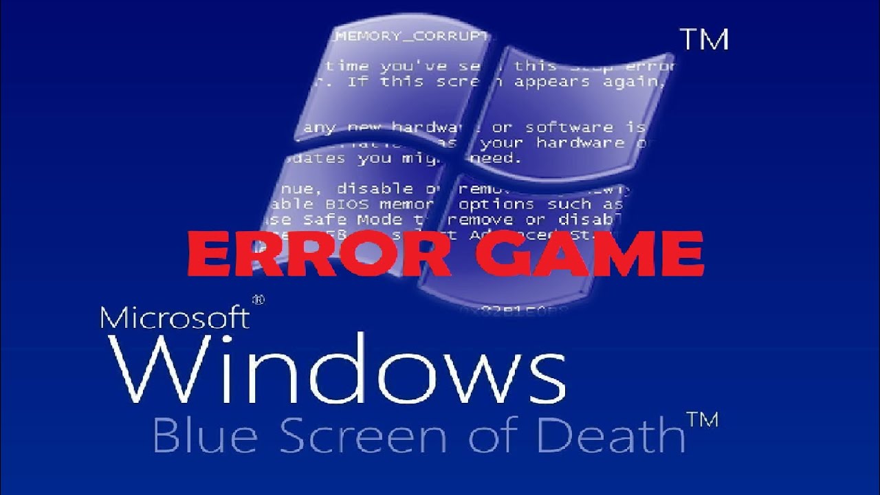 ERROR GAME (The Original Game) - YouTube