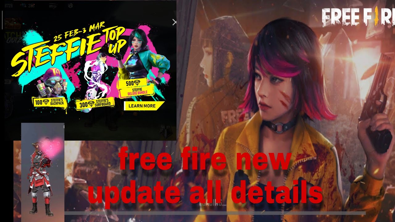 Free Fire New Updates All DETAILS || golden royal new dress || new ...