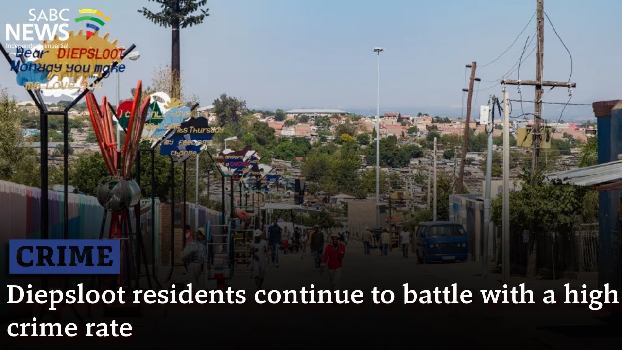 Diepsloot residents continue to battle with a high crime rate - YouTube