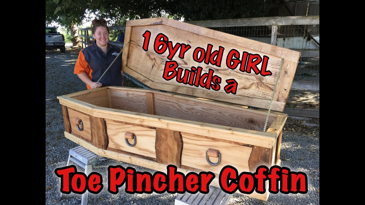 19th Century Toe Pincher Coffin by Alex, 16yrs old for her Ceres 4H ...