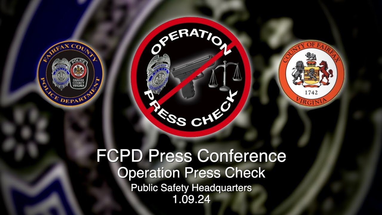 FCPD Press Conference: Chief Kevin Davis Announces "Operation Press Check" - YouTube