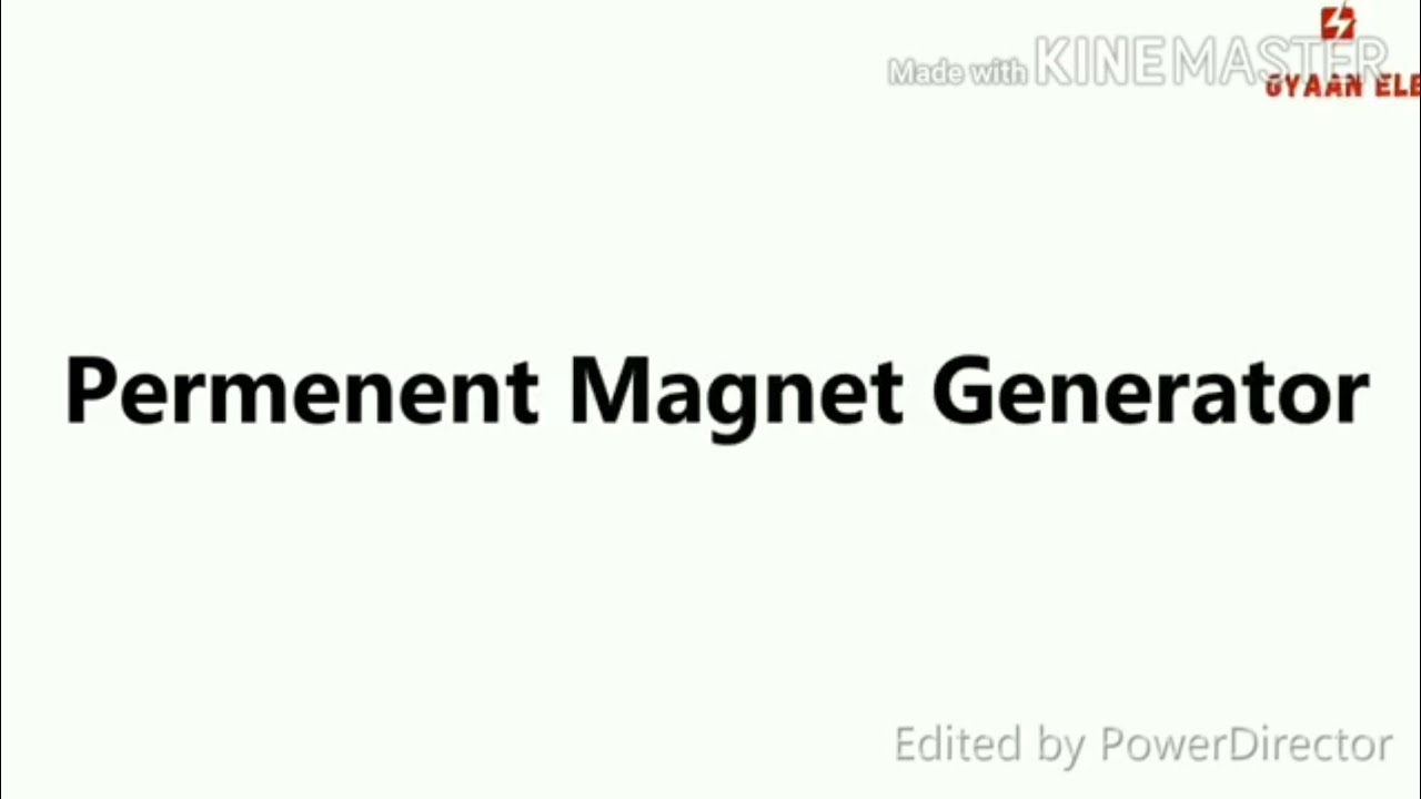 Parmenent magnet generator in Alternator /PMG in alternator - YouTube