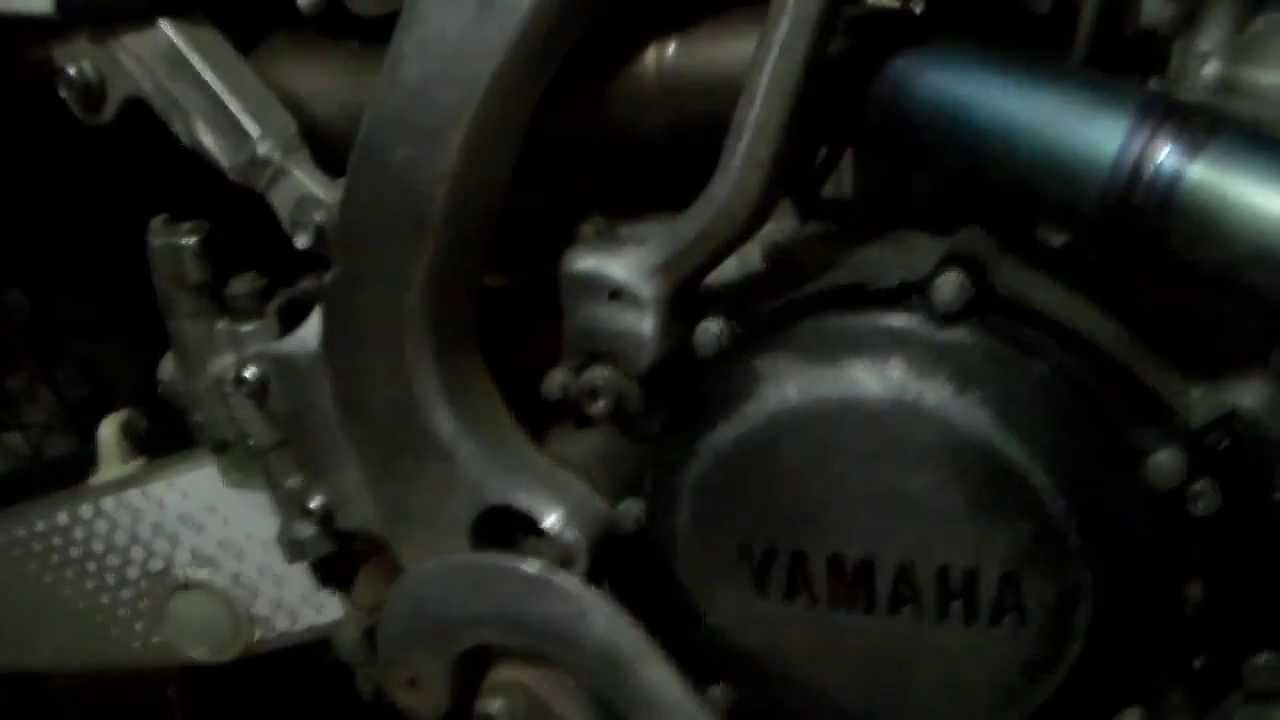 Kickstarter on the '08 YZ250F - YouTube