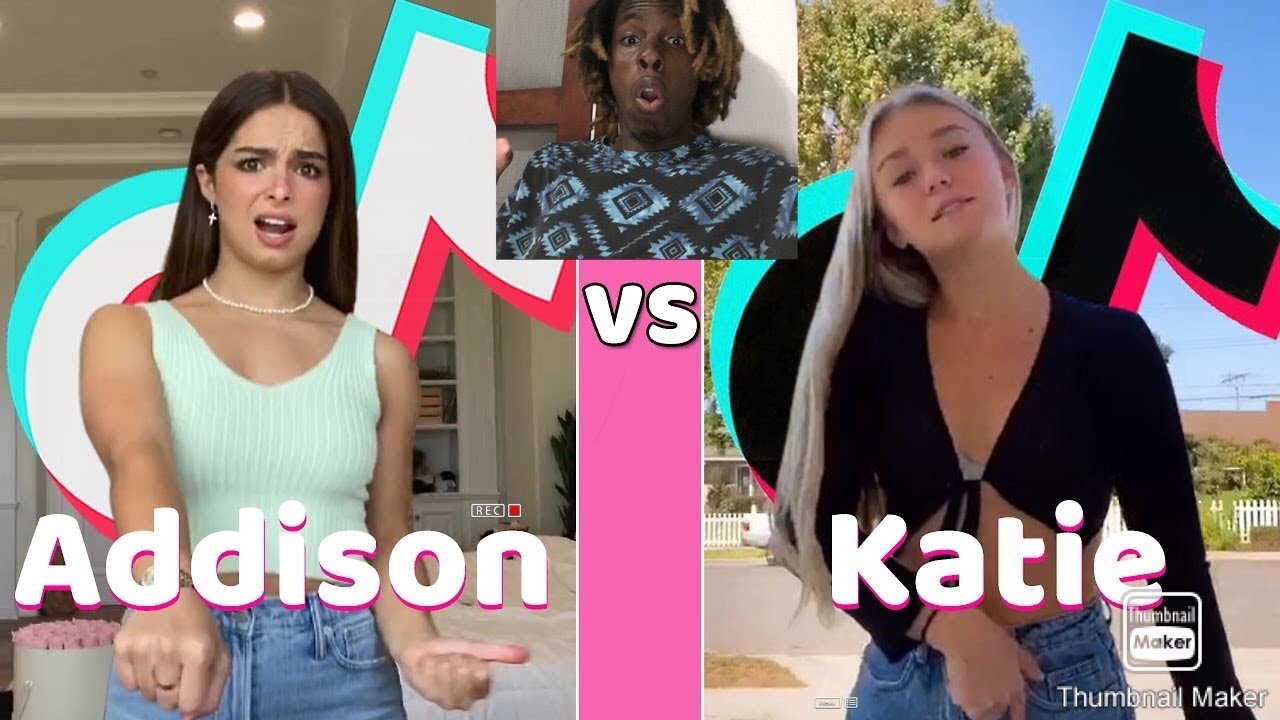 Addison Rae Vs Katie Sigmond TikTok Dances Compilation 2020) Reaction ...
