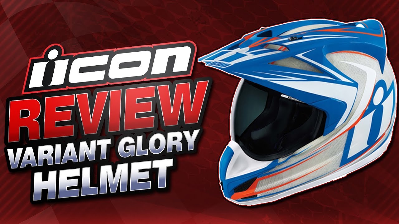 Icon Variant Glory Helmet Review from SportbikeTrackGear.com - YouTube
