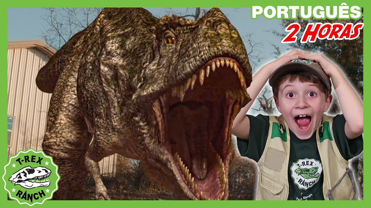 👑 T-Rex, o Rei dos Dinossauros | Parque do T-REX | Vídeos de ...