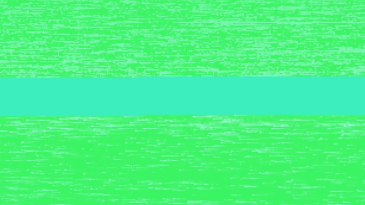 GREEN SCREEN VHS ANALOG TV DAMAGE SCRATCHES | FILM STOCK FX - YouTube