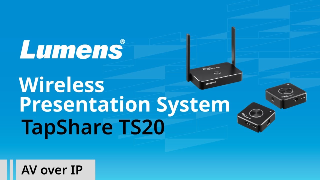TapShare TS20 Wireless Presentation System | Lumens - YouTube