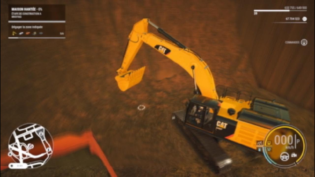 Construction simulator 22 épisode 40 défi creuser un grand trou map 🇺🇸 ...
