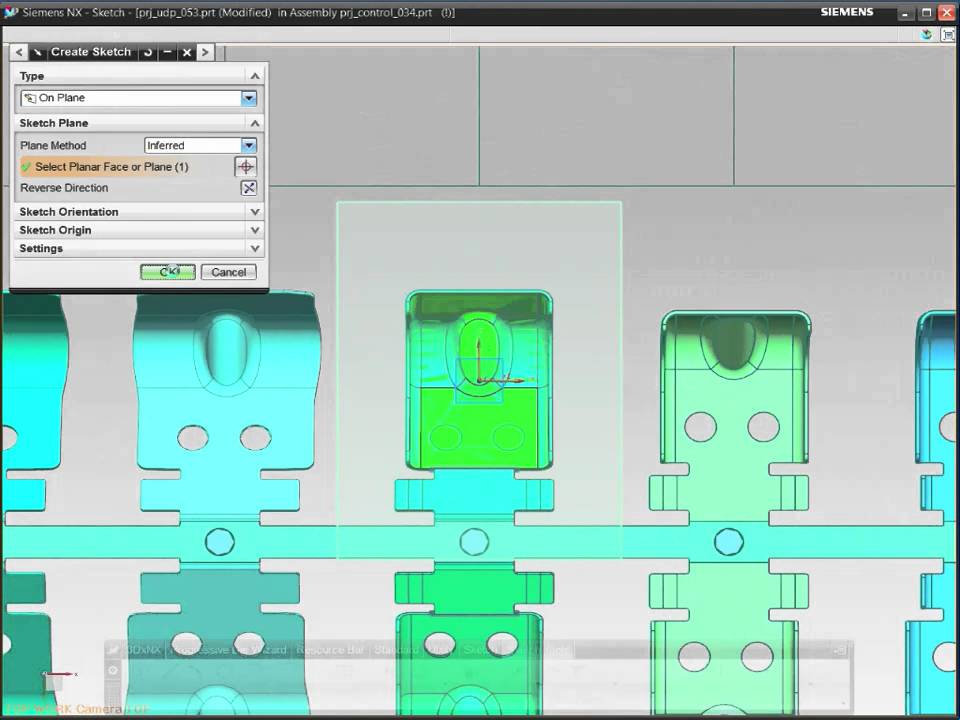 NX 7.5 Progressive Die Design demo - YouTube