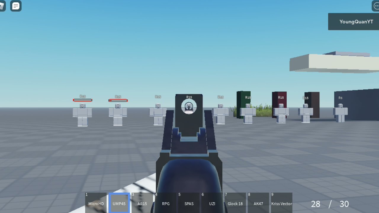 Showcasing 9 New Custom Guns For My Roblox SCP Game ([Site-19X] SCP ...