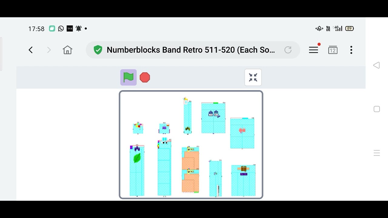 number blocks band retro 511-520 remake - YouTube
