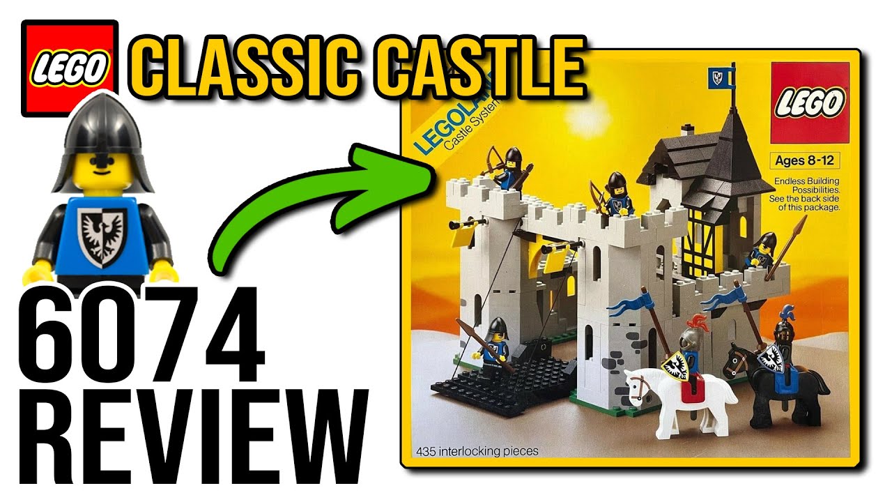 LEGO CLASSIC CASTLE REVIEW - 6074 Black Falcon's Fortress - UN SET ...