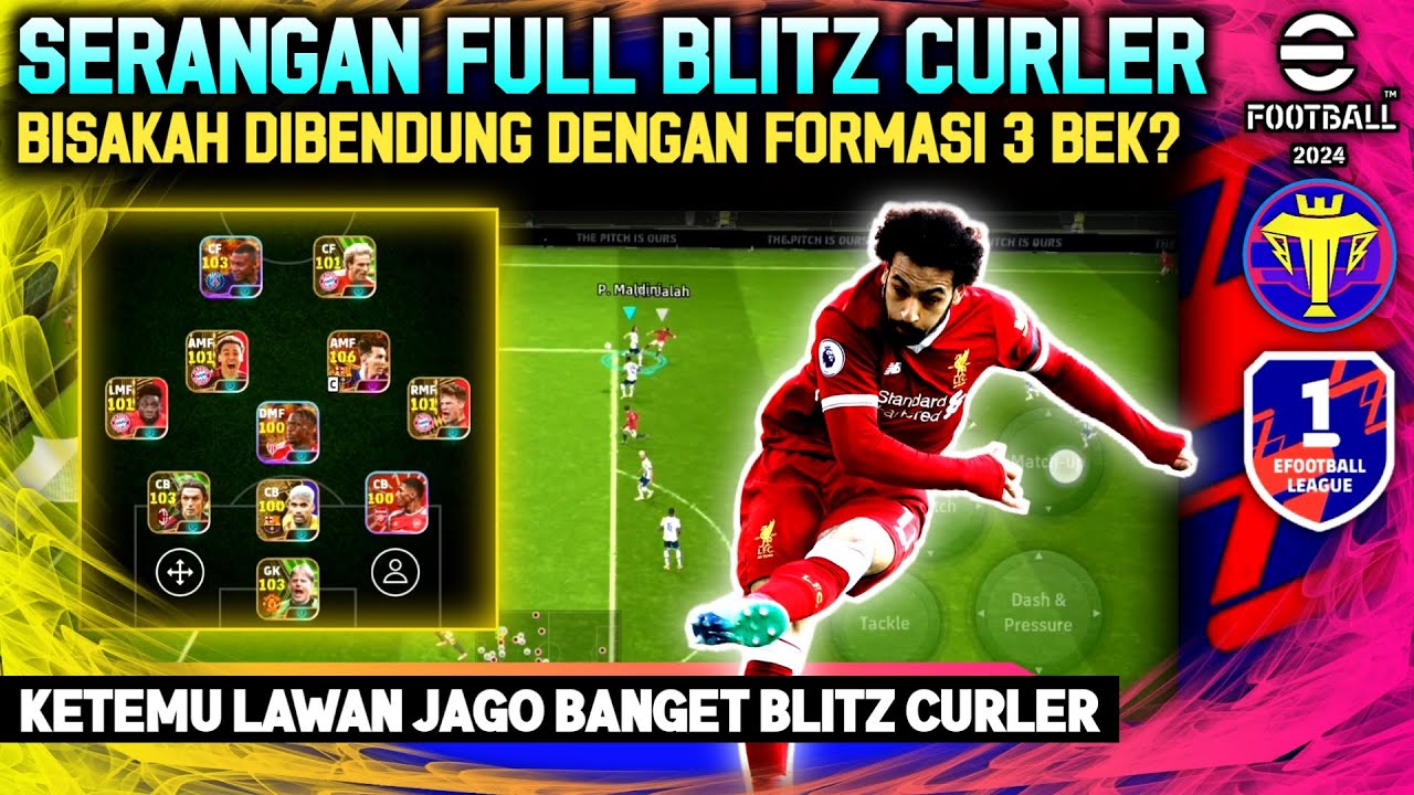 SERANGAN FULL BLITZ CURLER BISA DIBENDUNG DENGAN FORMASI 3 BEK?? LIGA ...
