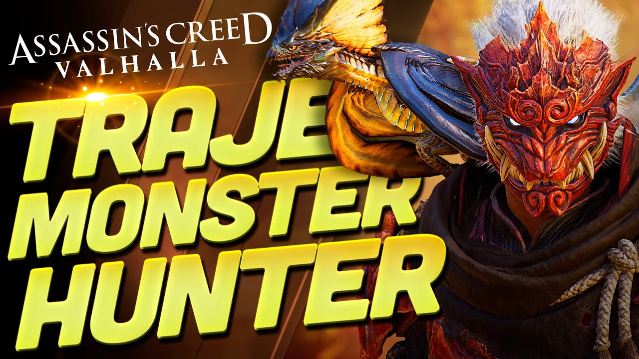 ASSASSIN'S CREED VALHALLA - O NOVO TRAJE MONSTER HUNTER ODOGARON - YouTube