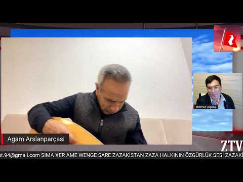 Zazakistan ulusal kanal canlı yayın konuğu ozan  Ağam Aslanparçası  ztv de !!!