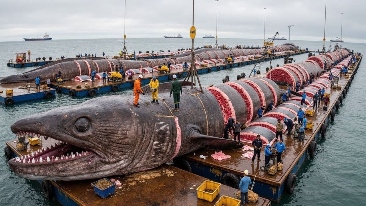 Giant 3,300 pound green moray caught in deep sea fishing frenzy by ...