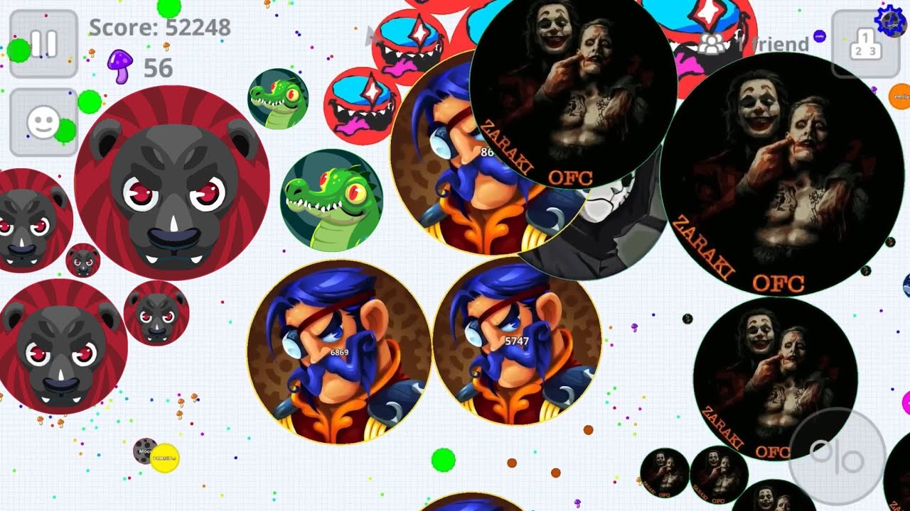 AGGRESSIVE MODE 😤 (AGAR.IO MOBILE) - YouTube