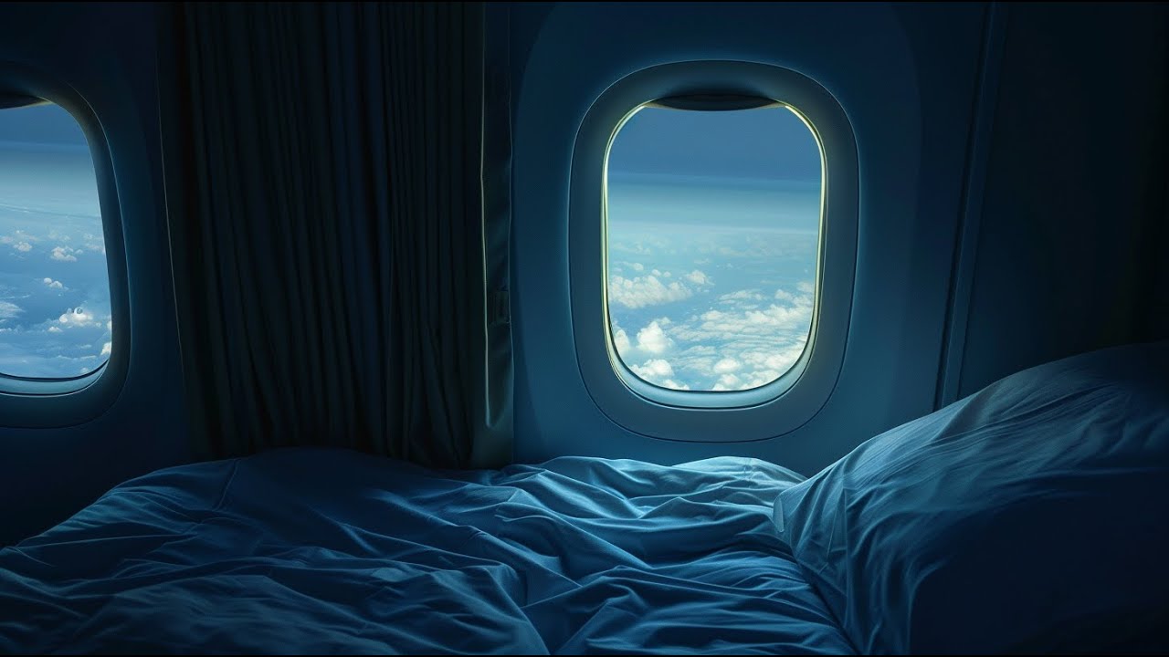 Jet Plane Engine Relaxation | Airplane Cabine Sound | Beat Insomnia ...