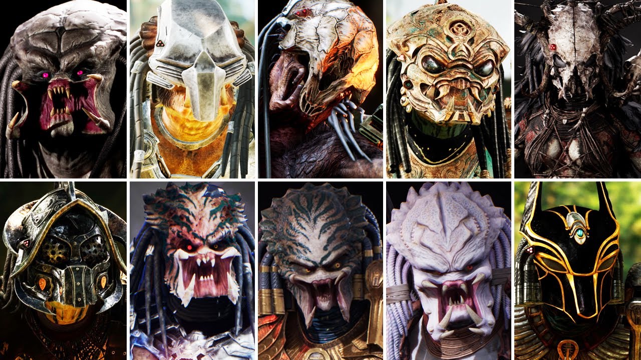Predator: Hunting Grounds - ALL PREDATORS & MASKS (All DLC) - YouTube
