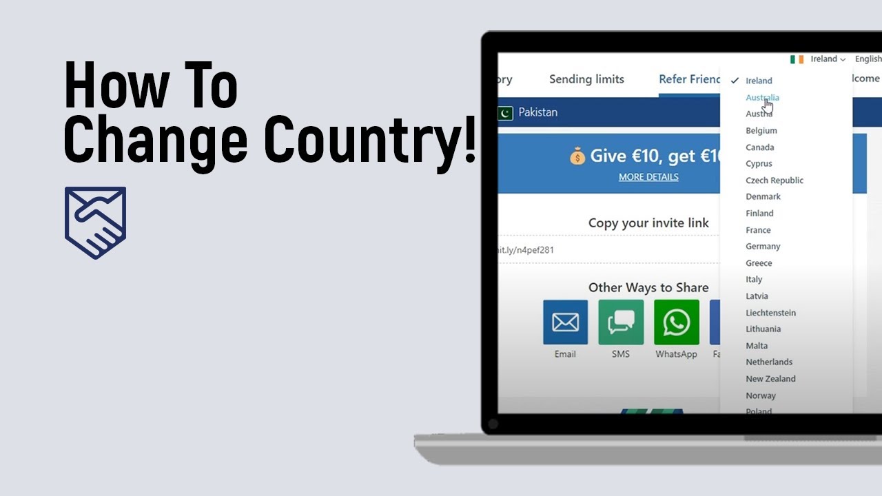 How to Change Country in Remitly Website [easy] - YouTube